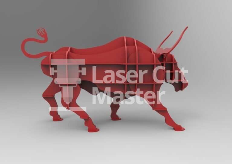 Bull Laser Cut File - Laser Cut Master