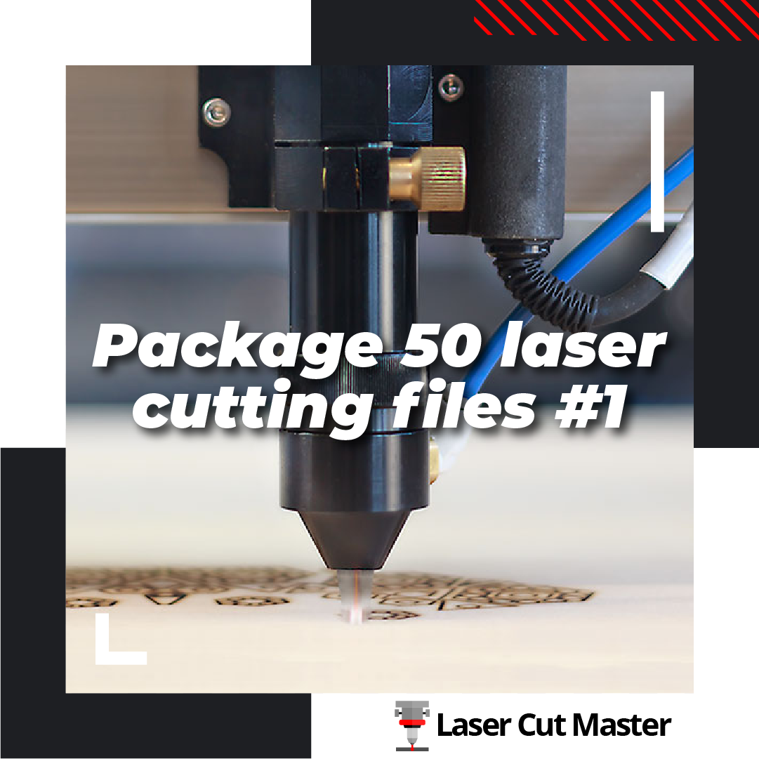 Package 50 Laser Cutting Files #1 - Laser Cut Master