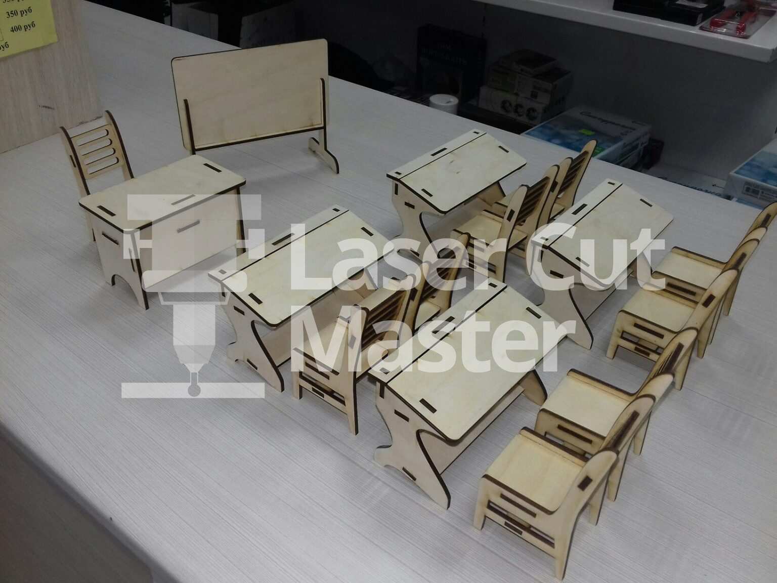 School Room Laser Cut File - Laser Cut Master