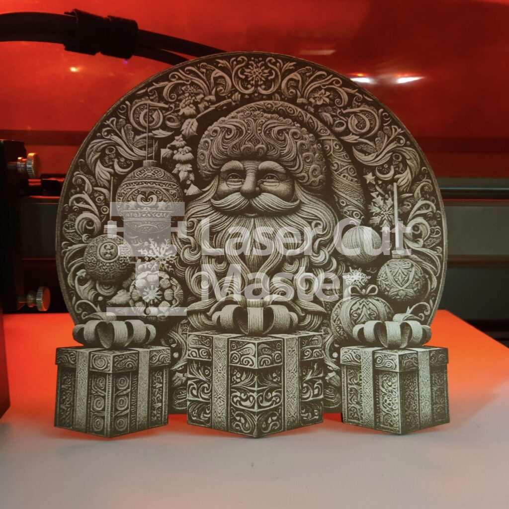 Santa Claus laser engraving | Laser Cut Master