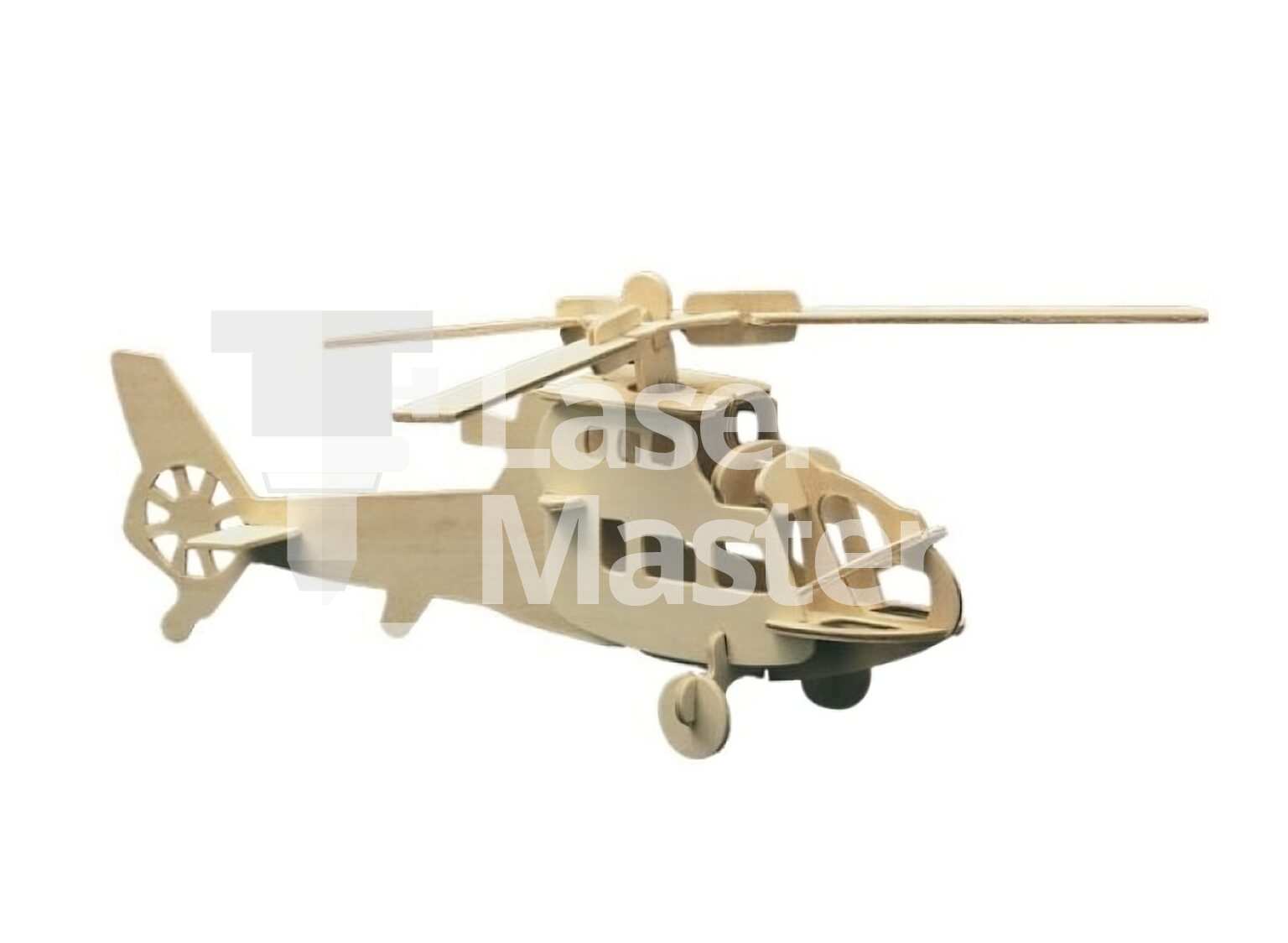 Helicopter Laser Cut File | Laser Cut Master