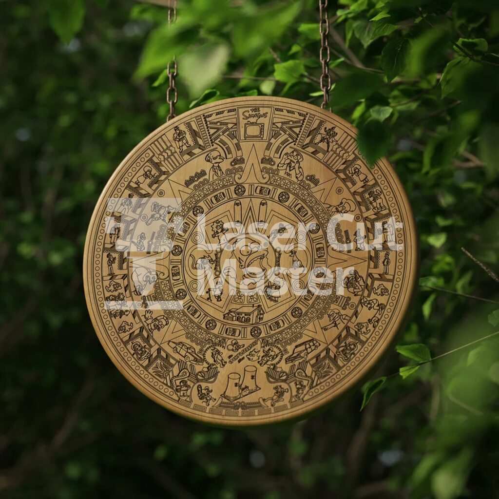 Calendar The Simpsons Laser Cut File | Laser Cut Master