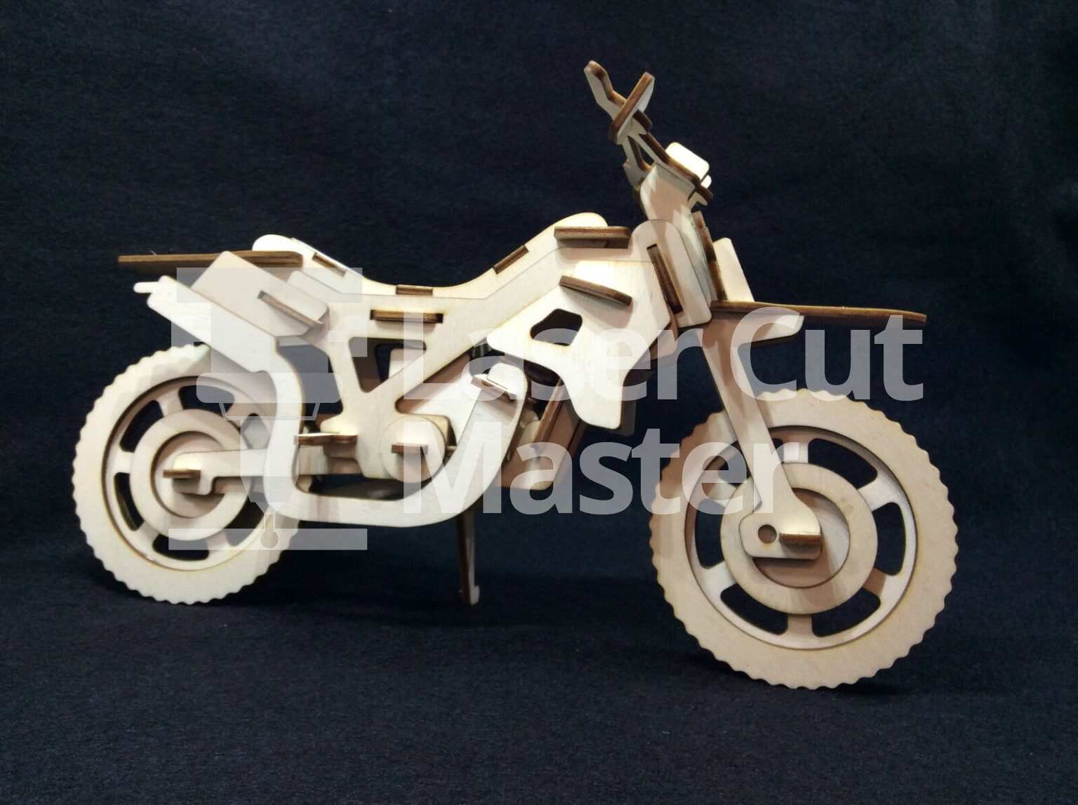 Motorbike Laser Cut File | Laser Cut Master
