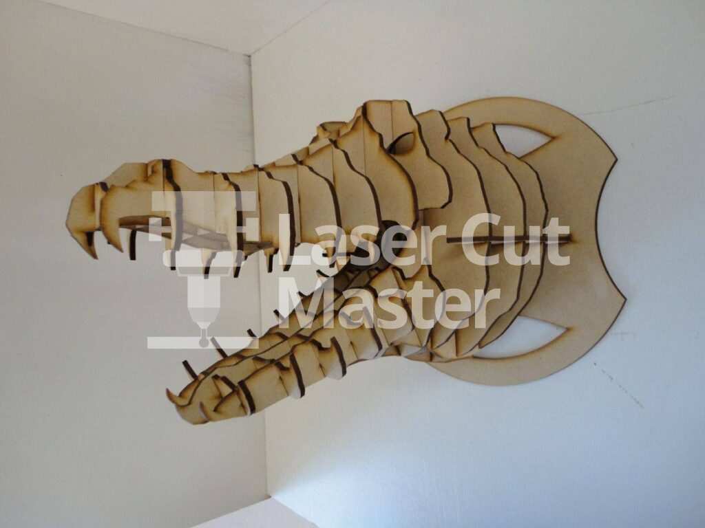Crocodile Head Laser Cut File | Laser Cut Master