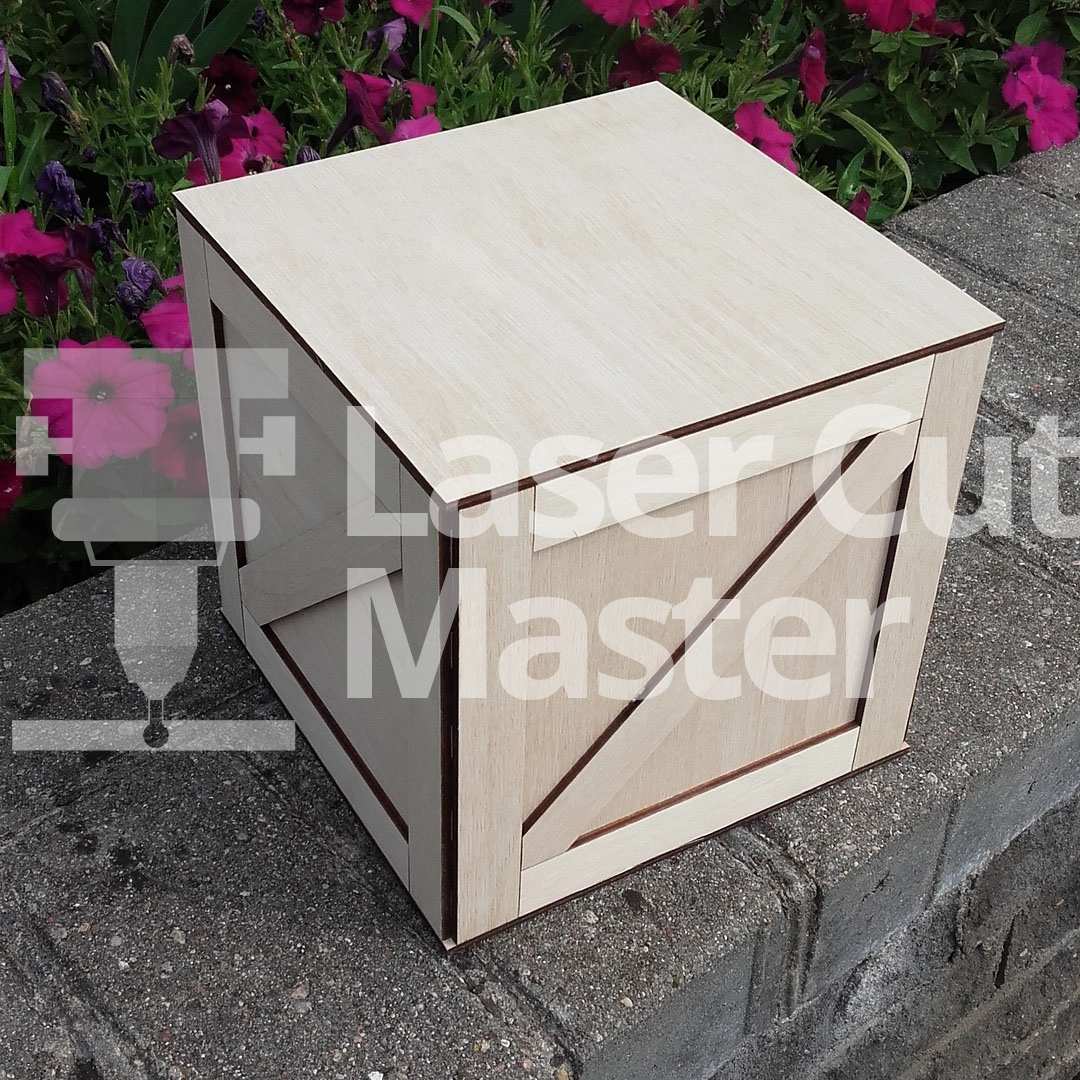 Office cube Laser Cut File | Laser Cut Master