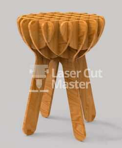 Stool Laser Cut File | Laser Cut Master