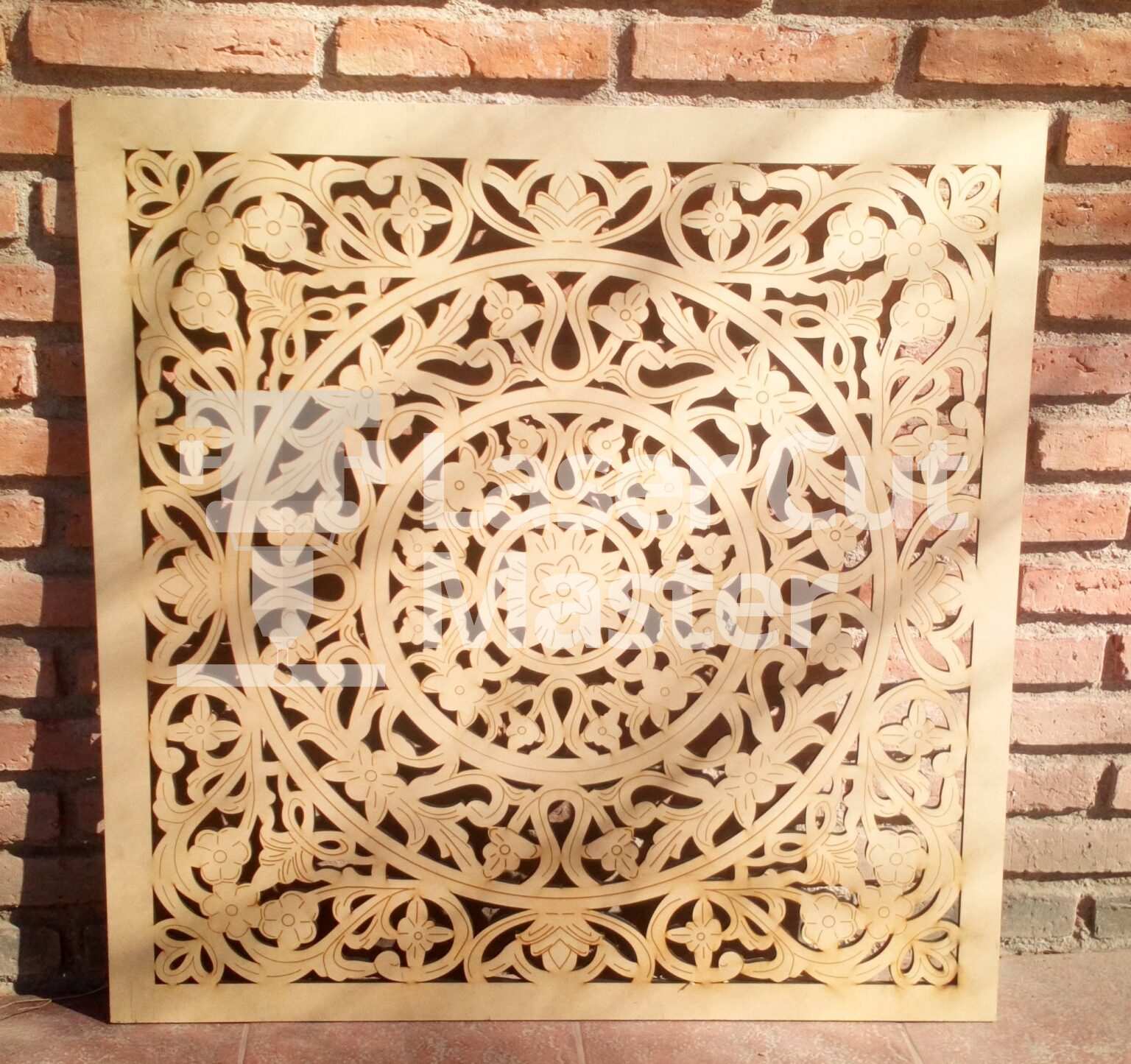 Square Mandala Laser Cut File | Laser Cut Master